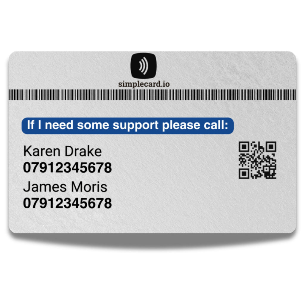 Disability ID Card – Daily Assistance & Medical Info