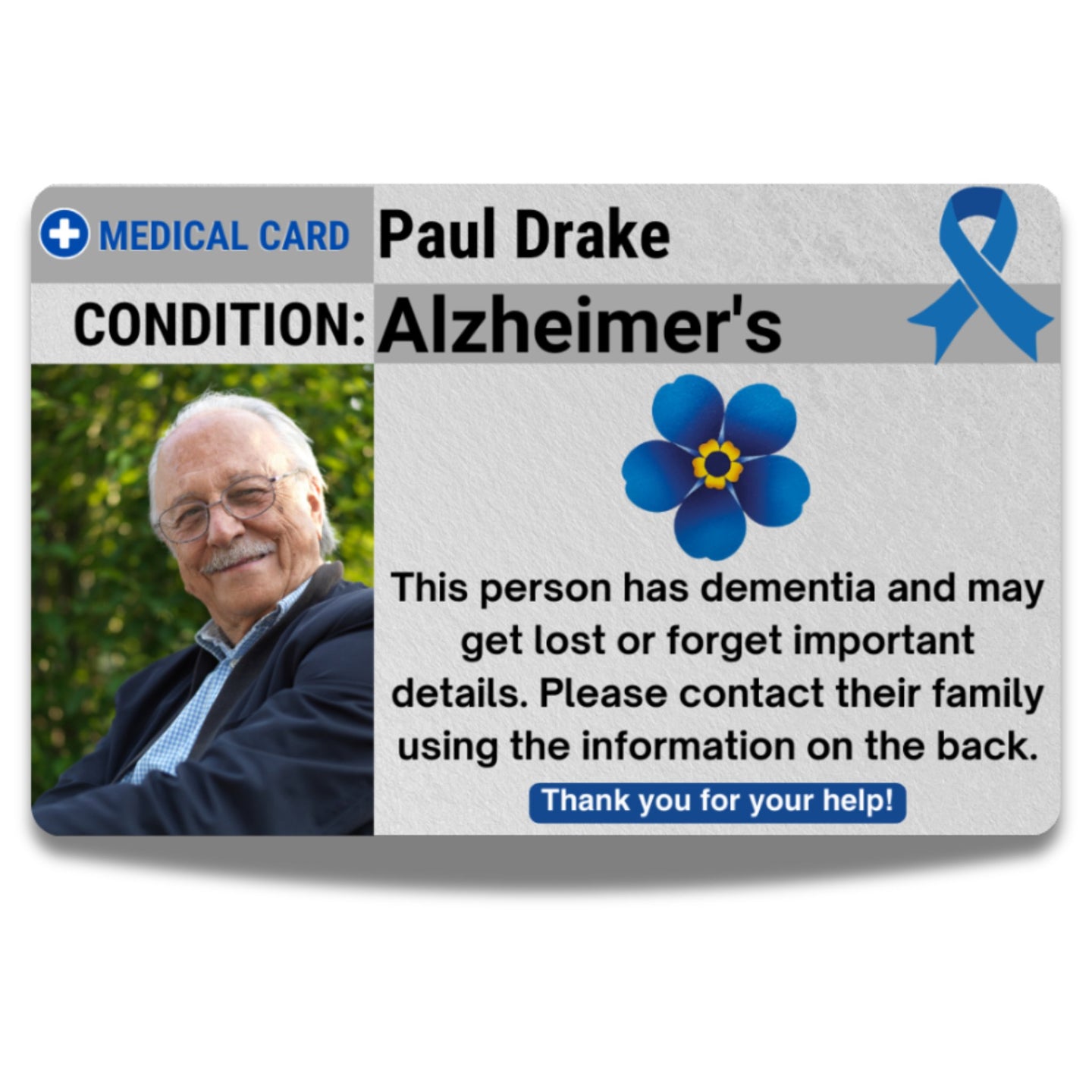 Disability Identification Card for Daily Assistance & Medical Support